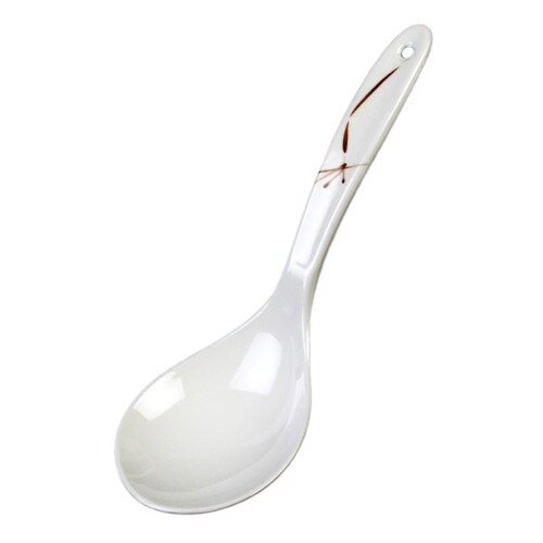 Thunder Group 7008BO Longevity 1.5 oz. Melamine Bamboo Rice Ladle - 24/Pack