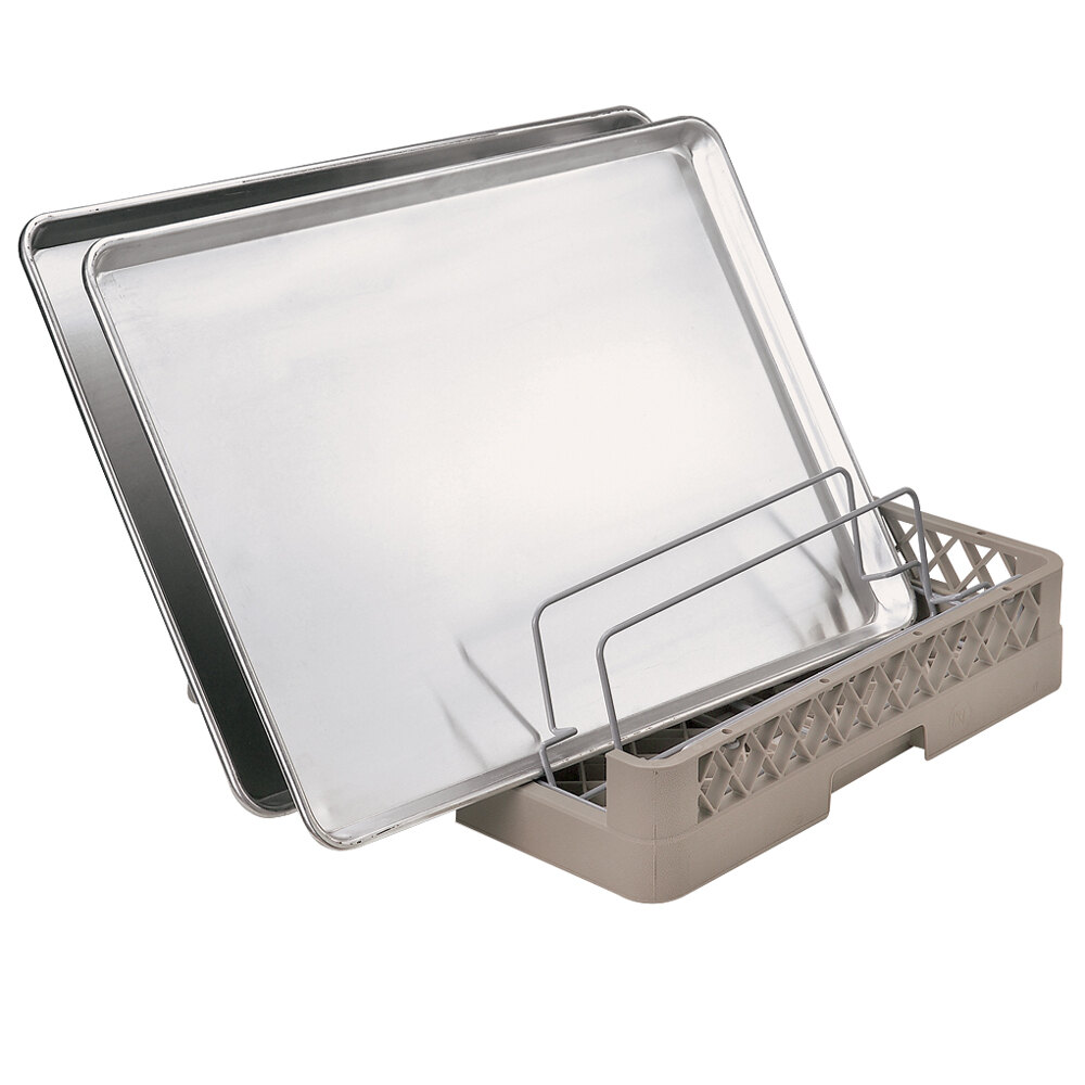 Vollrath TR23 Traex® Full-Size Beige Open End Sheet Pan / Tray Rack