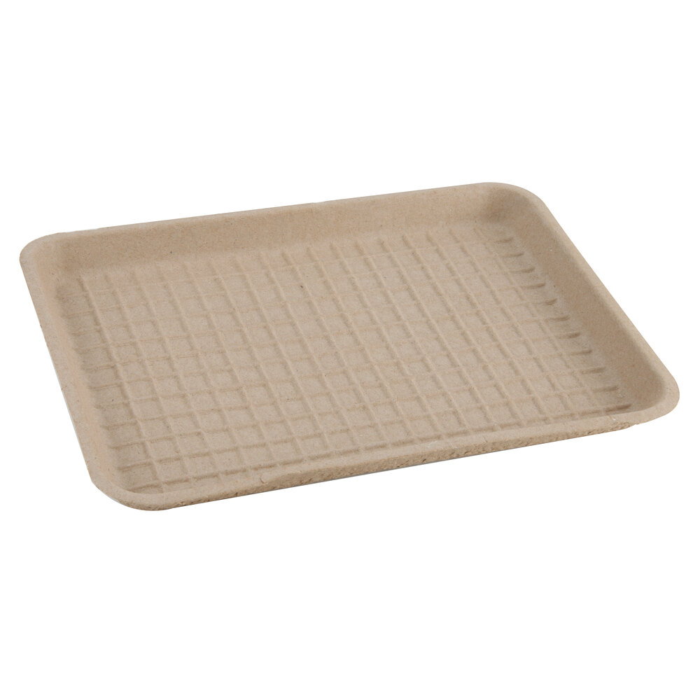 Green Wave TW-TOO-041 9" x 12" Biodegradable Tray 250 / Case