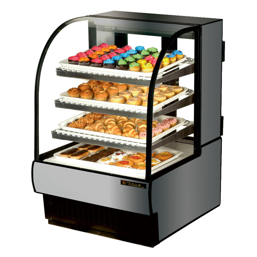 True TCGD-31 31" Stainless Steel Dry Bakery Case - 14 Cu. Ft.