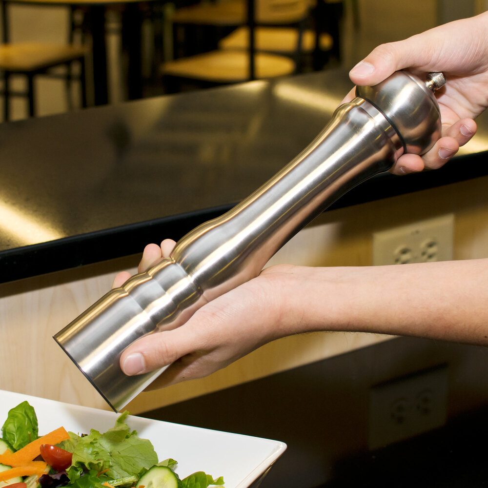 Chef Specialties 12401 Professional Series Prentiss 12" Stainless Steel Pepper Mill