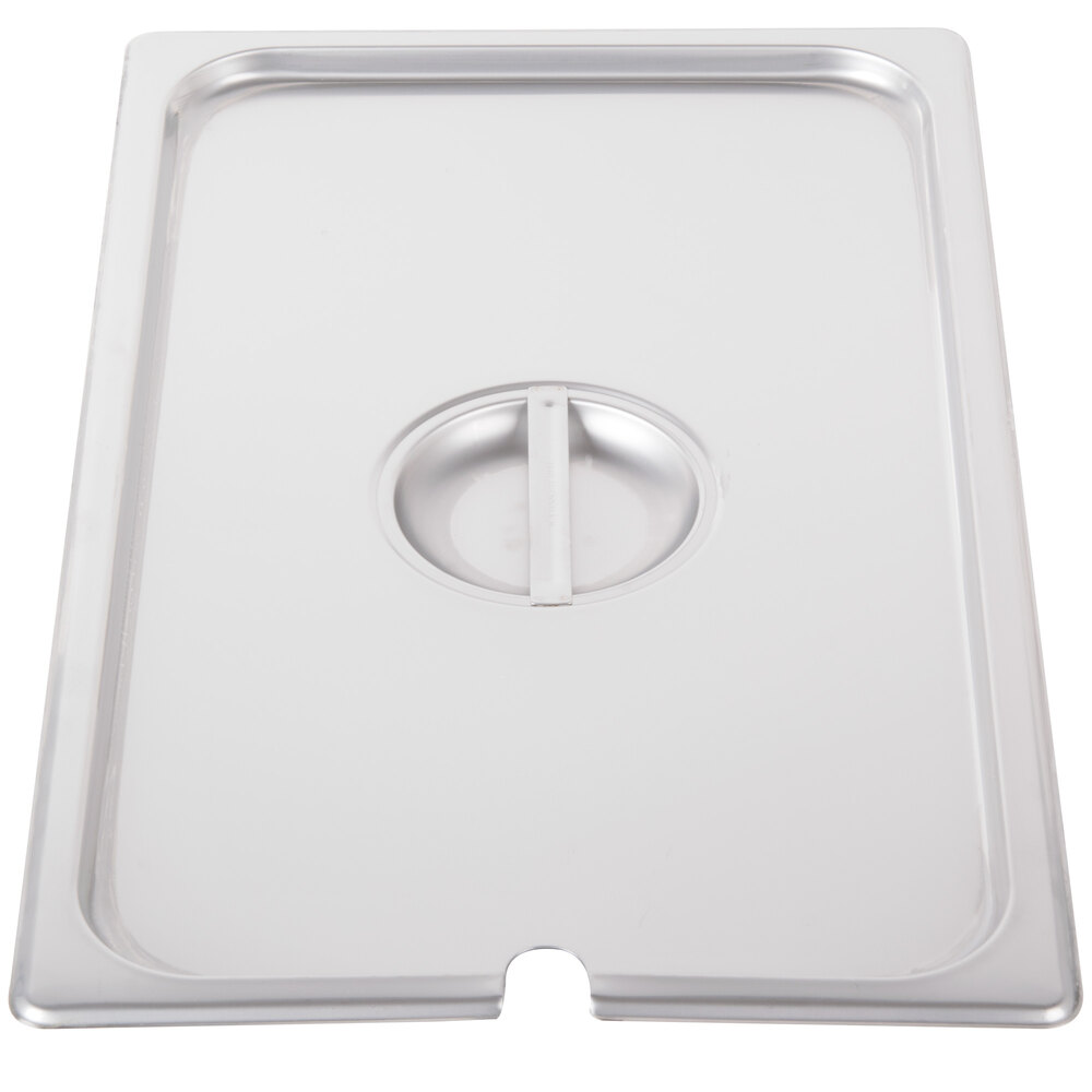 Choice Full Size Stainless Steel Slotted Steam Table / Hotel Pan Cover