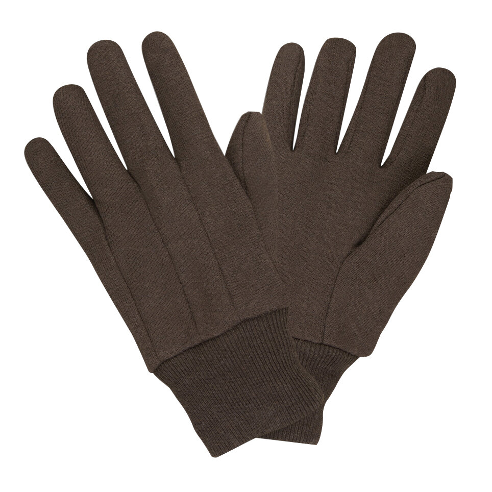 Premium Brown Jersey Gloves Large 12 Pairs Pack Premium Brown Jersey Gloves Large 12 Pairs Pack