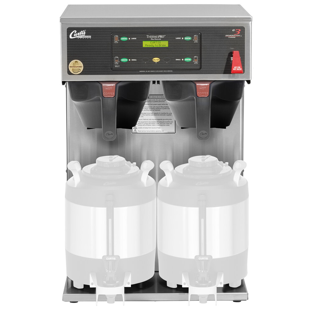Curtis TP1TT10A3000 ThermoPro Twin 2 Gallon Tall Height Coffee Brewer ...
