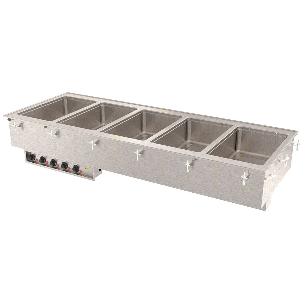 Vollrath 3640871 Modular Drop In Five Compartment Hot Food Well with ...