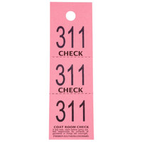 Coat Check Tickets | Coat Check Tags