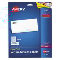 Avery 5167 Easy Peel 1/2" x 1 3/4" Printable Return Address Labels ...