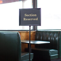 Hostess Signs | Sign Holder Stands | WebstaurantStore