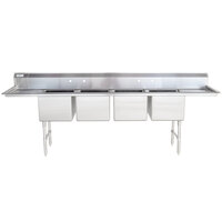 4 Compartment Sinks | Commercial Four Compartment Sink