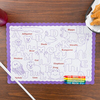 Paper Kids Placemats | WebstaurantStore