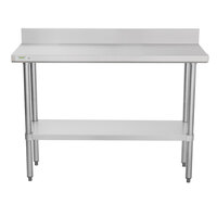 Stainless Steel Work Tables with Undershelves