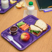 Compartment Trays: School Lunch Trays at WebstaurantStore
