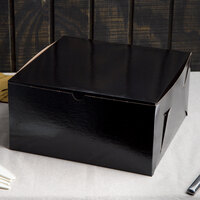 Black Cake Boxes | Black Bakery Boxes