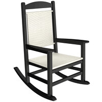 POLYWOOD R100BL Black Presidential Rocking Chair