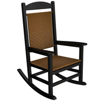 POLYWOOD R100BL Black Presidential Rocking Chair