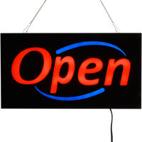 Choice 19" x 10" LED Rectangular Open Sign with Two Display Modes