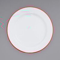 Crow Canyon Home V93GRY Vintage 14 oz. White Enamelware Tumbler with ...