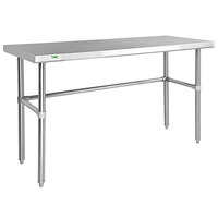 18" x 48" Stainless Steel Work Table (18-Gauge)