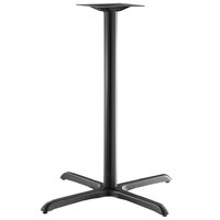 Lancaster Table & Seating Millennium 36" x 36" Cross 4" Bar Height ...