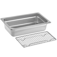 Choice Full Size 6" Deep Stainless Steel Steam Table Spillage Pan - 24 ...