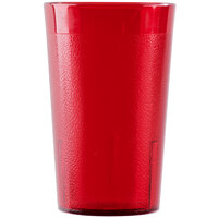 Cambro 2000P156 Colorware 22 oz. Ruby Red SAN Plastic Tumbler - 6/Pack