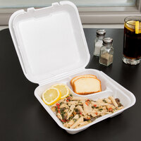 Foam Hinged Take-Out Containers | Foam Hinged Carryout Containers