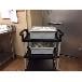 Choice 32" x 16" x 38" Black 3 Shelf Utility / Bus Cart