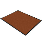 Cactus Mat Brown Washable Rubber-Backed Carpet - 4' x 8'