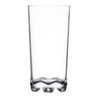 Thunder Group PLTHRG212C 12 oz. Plastic Tapered Rocks Glass