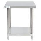 Regency 30" x 72" 16-Gauge 304 Stainless Steel Commercial Work Table ...