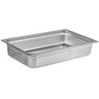 Choice Perforated Stainless Steel Steam Table Pan
