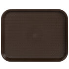 Choice 14" x 18" Black Plastic Fast Food Tray
