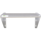 Regency 18 Gauge Stainless Steel 12" x 72" Solid Wall Shelf