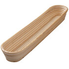 Matfer Bourgeat 118501 7 7/8" x 4 3/4" Willow Oval Banneton Proofing Basket