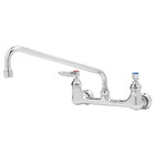 T&S B-0231-02 Wall Mounted Pantry Faucet with 8" Adjustable Centers, 12 ...