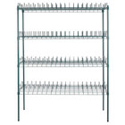 Regency 24" x 36" Green Epoxy Drying Rack 4-Shelf Kit with 64" Posts ...