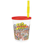 32 oz. Assorted Color "Fun at the Fair" Tizzeroo Souvenir Cup with Lid ...