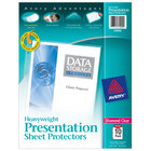 Avery 74084 Quick Load 8 1/2" x 11" Diamond Clear Acid-Free Sheet ...