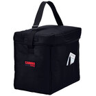 Cambro GBD181412110 Customizable Insulated Black Jumbo Delivery GoBag ...