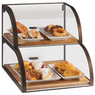 Cal-Mil 3610 3 Tier Vintage Bakery Display Case with Wood Base - 21" x ...