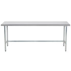 Regency 24" x 84" 16-Gauge 304 Stainless Steel Commercial Open Base ...