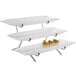 Cal-Mil SR1033-39 Platinum Three Tier Metal Incline Stand with Melamine ...
