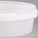 8 oz. Clear Tamper Evident Safe Lock Deli Container - 500/Case