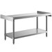 Regency 24" x 48" 16-Gauge Stainless Steel Equipment Stand With Undershelf