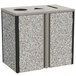 Lakeside 3415GS Stainless Steel Rectangular Refuse / Recycle / Paper ...