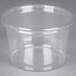 Choice 16 oz. Clear Plastic Round Deli Container - 50/Pack