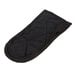 Choice 6 1/2" x 3 1/2" Black Cotton Pot / Pan Handle Cover - 12/Pack