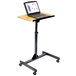 Luxor LX9128 Adjustable Height Mobile Lectern
