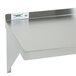 Regency 16 Gauge Stainless Steel 15" x 48" Heavy-Duty Solid Wall Shelf