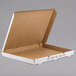 17" x 25" x 2" White Corrugated Pizza Box - 25/Case